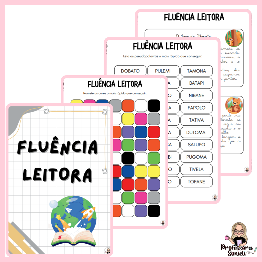 FLUÊNCIA LEITORA – Professora Sonieli – Recursos Pedagógicos
